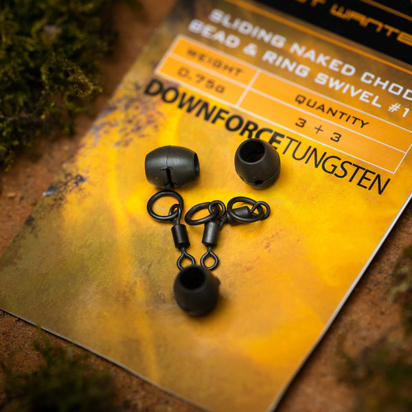 Downforce Tungsten | Sliding Naked Chod Bead & Ring Swivel